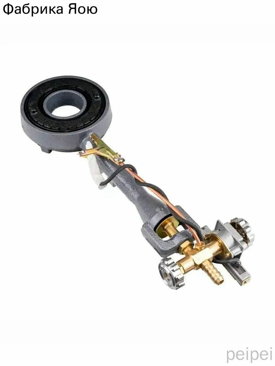 Форсунка горелки газовая мощная в печь под казан ZY 5#L 20 кВт