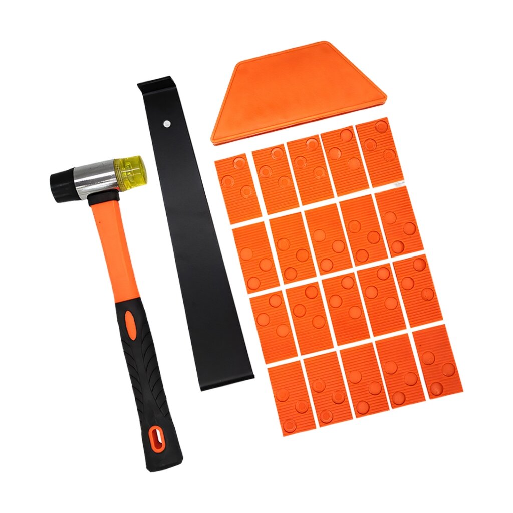 Набор инструментов для монтажа деревянных полов из пластика и железа, простая сборка