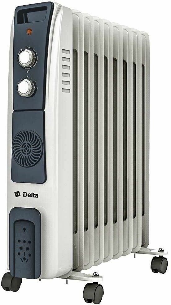Обогреватель масляный Delta для дома D12F-9 радиатор