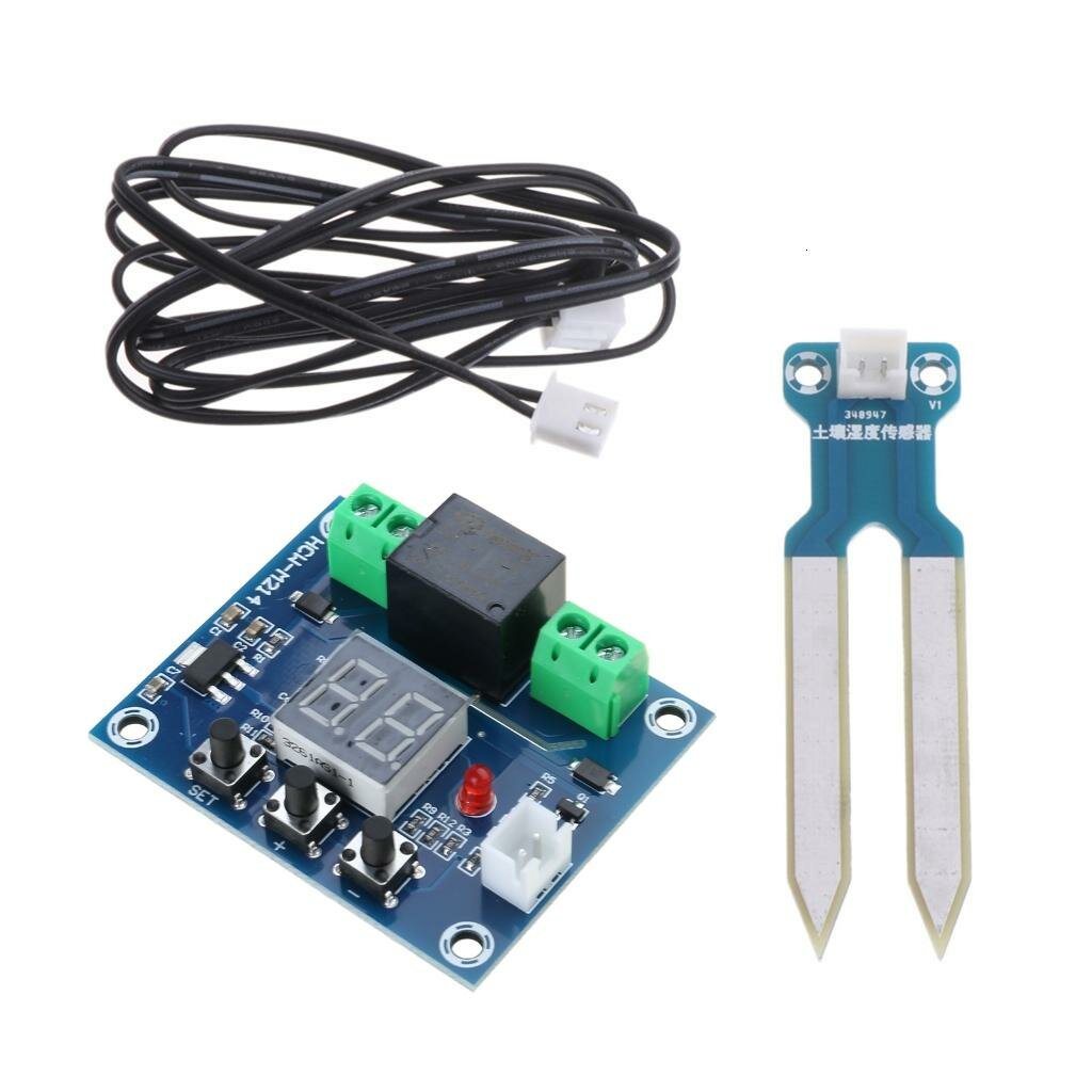 Цифровой контроллер влажности почвы, Синий