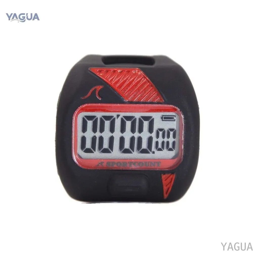 Секундомер YAGUA с защитой от воды 50м, электронный для велосипедистов, черный матовый корпус — фото 1