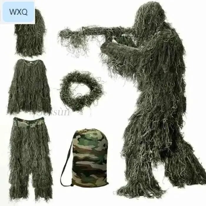 Костюм леший маскировочный для охоты 3d из полиэстера камуфляж