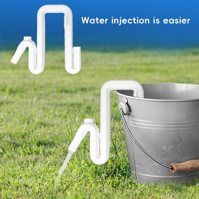 Поток и дренаж дождевой воды самовсасываются через сифоны, которые удобны для автоматического дренажа и закачки