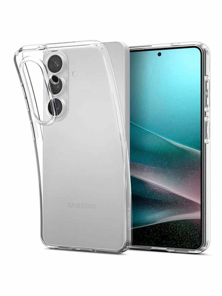Чехол на Samsung Galaxy S26, Spigen Liquid Crystal (ACS10727), противоударный, бортики для защиты камеры и дисплея / Чехол на Самсунг Галакси С26