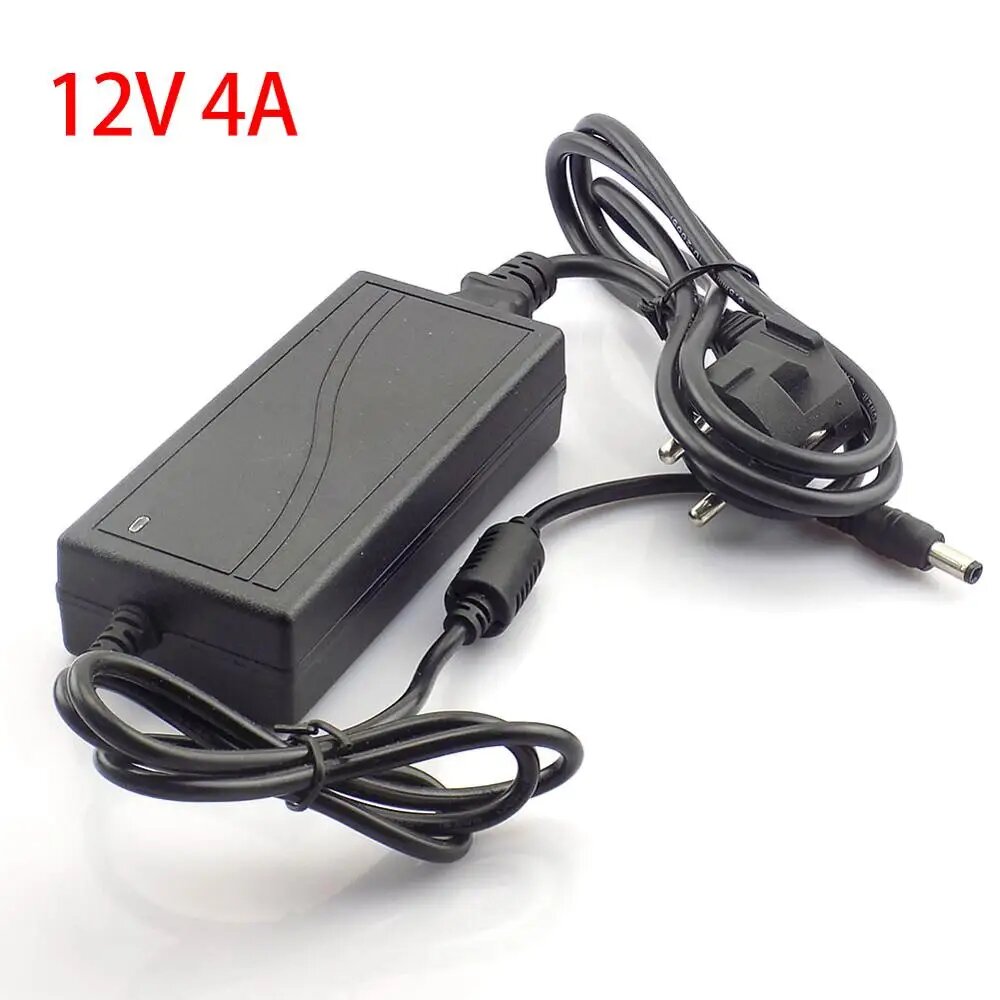FVJVYE Адаптер питания LED 12В 3A/4A/5A/6A/8A ЕС, 12V 4A