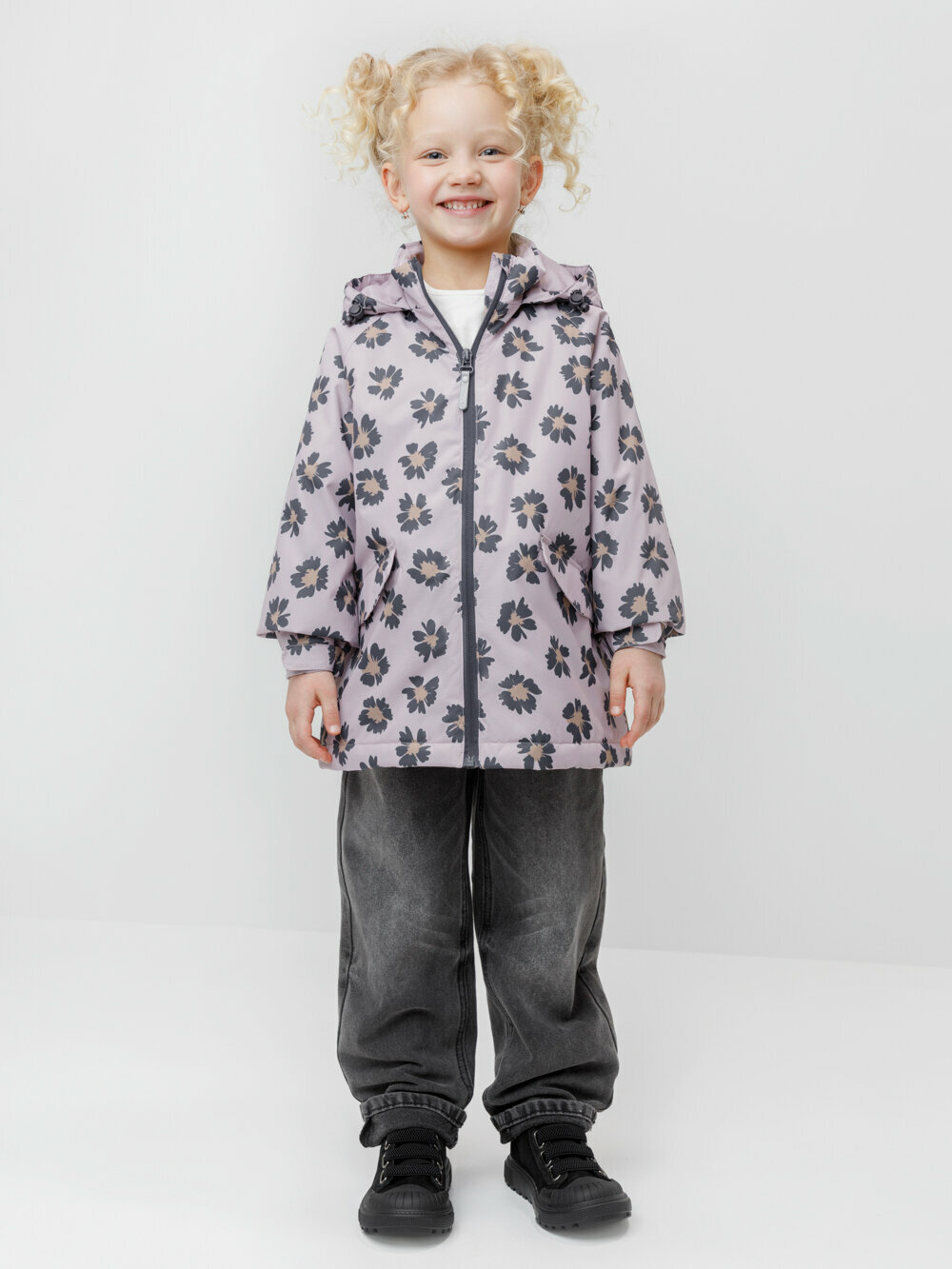 Куртка демисезонная для девочки с утеплителем