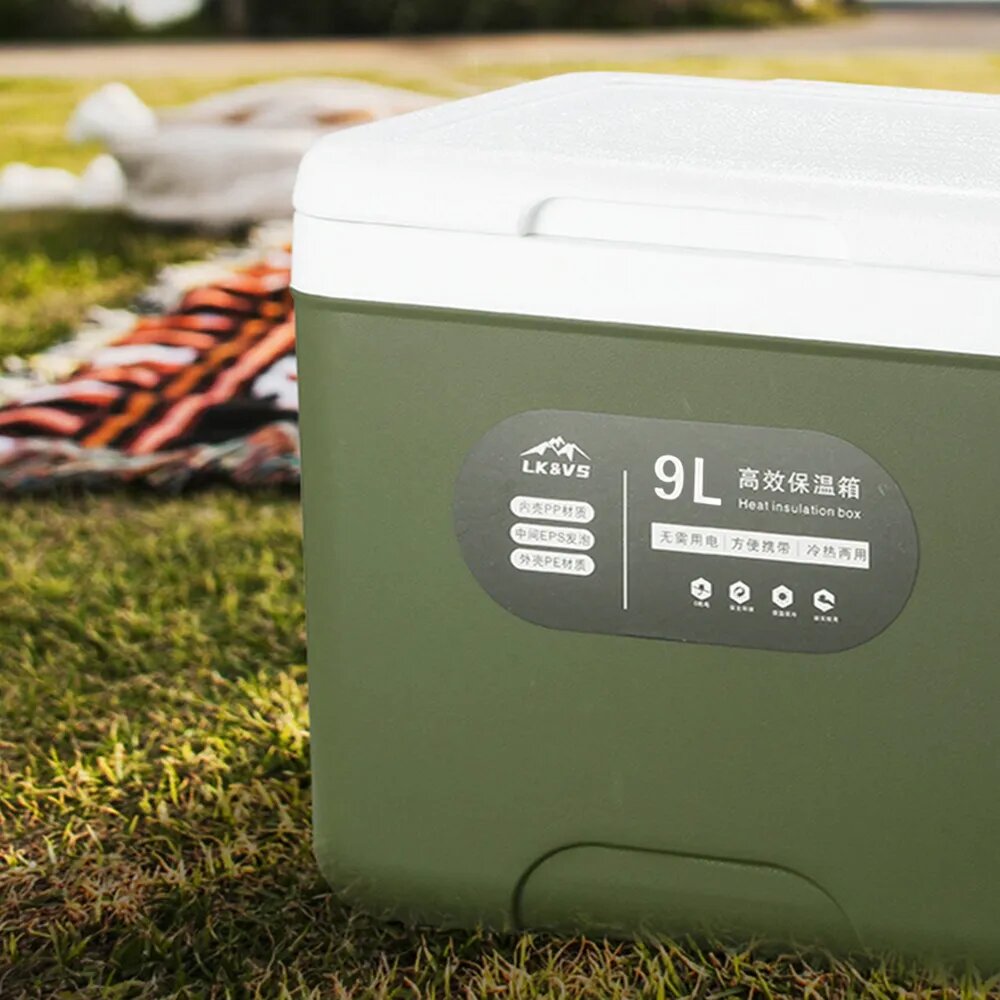 Термопакет 9L зеленый 33×24.5×21 см для продуктов, термос сумка