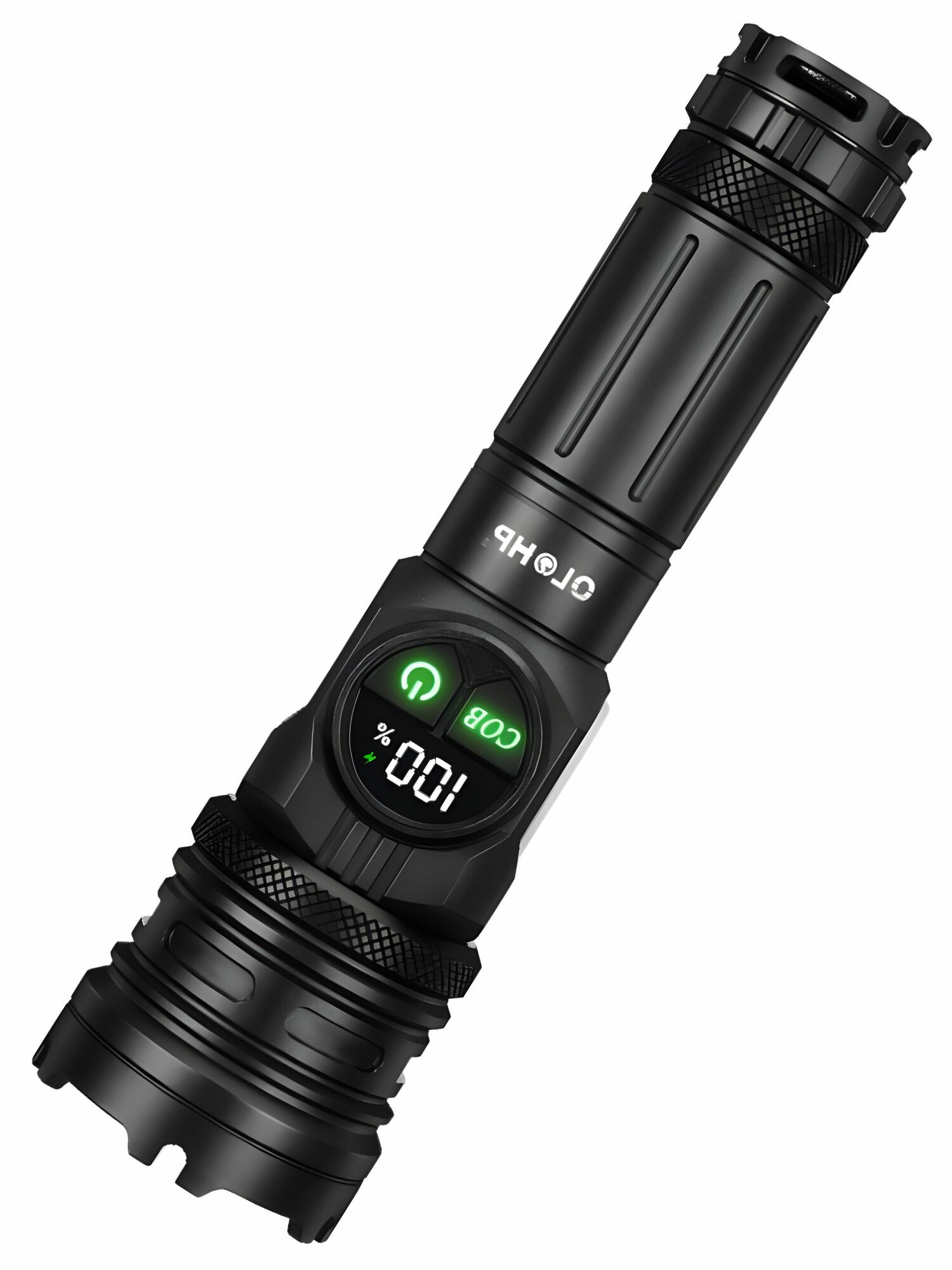 Фонарь светодиодный Огонь H-3200-PM30-TG Zoom, 4 режима (3 светофильтра)