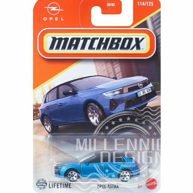 Mattel Matchbox Модель автомобиля из сплава 1:64, Новая модель 2025 года, Серия 25F и E(114-Универсал Opel)