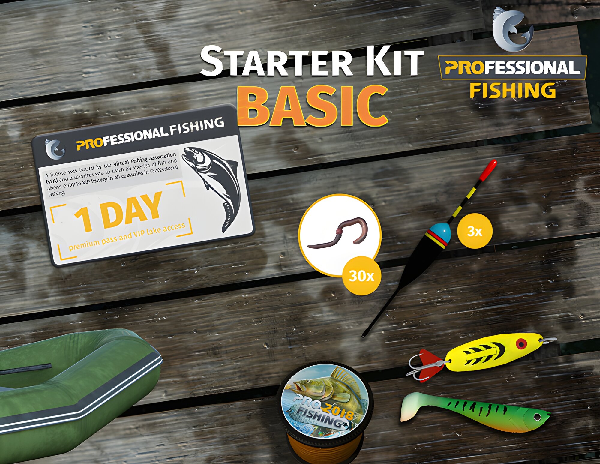 Professional Fishing: Starter Kit Basic, Ultimate Games, цифровая версия, Steam (Для платформы PC)