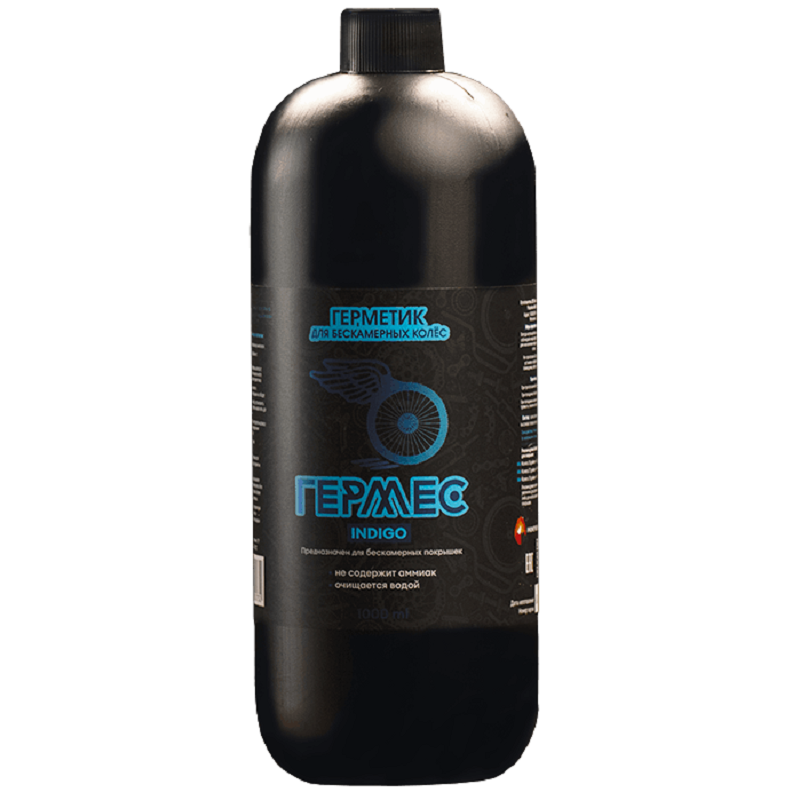 Герметик для трубок и камер PrometheusBikeLab Гермес Indigo Tubeless Tire Sealant, объем продукта (мл.) 1000