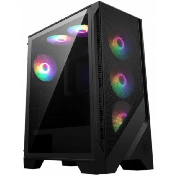 Корпус MSI MAG FORGE 120A AirFlow Mid-Tower, ATX, 2xUSB 3.2, Audio I/O, 6x120mm autoRGB Fan PWM RGB PWM Control Board, Tempered Glass Window, 306-7G23