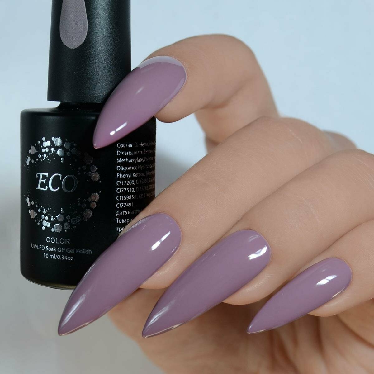 Гель-лак ECO Professional №26 "Серо-коричневый", глянцевый, 10мл