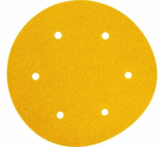 Круг шлифовальный на липучке Giraffe GOLD (225 мм; 6 отверстий; Р100) ABRAFORM