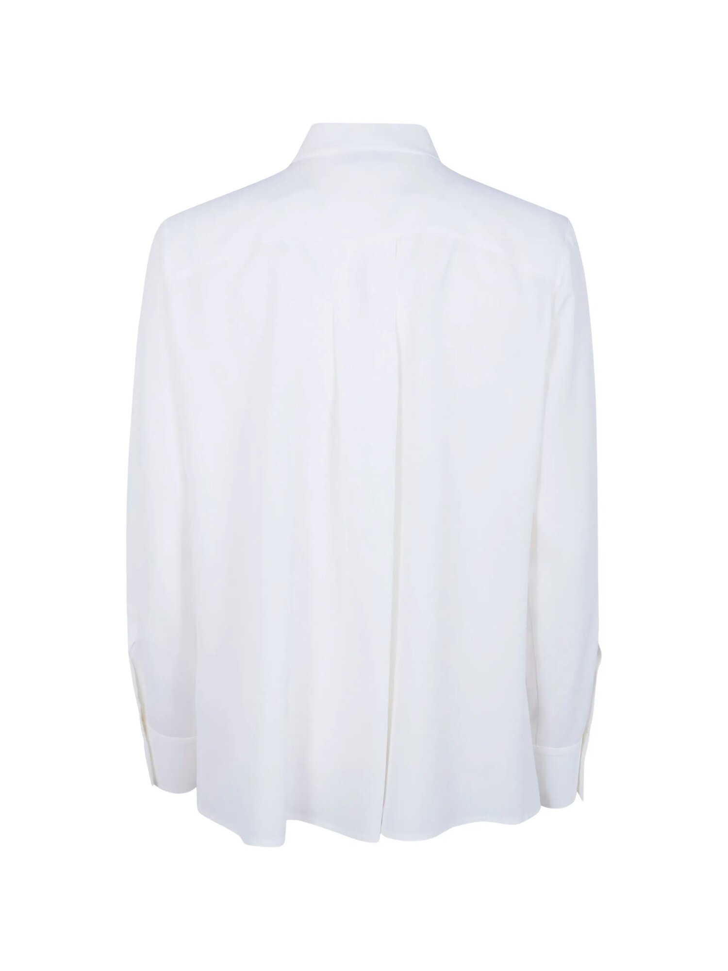 Рубашка Antonelli Long-sleeved ruffled shirt, размер 40, бежевый/белый — фото 1