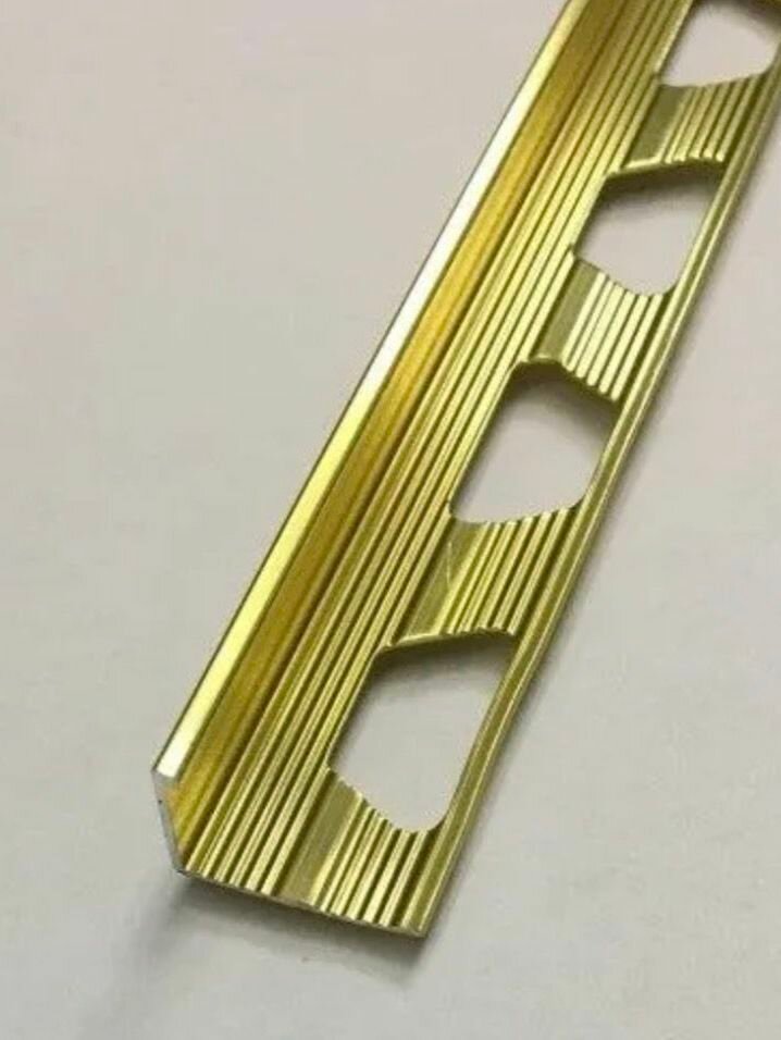 Профиль для плитки L-образный Алюминиевый, наружный уголок 2700мм