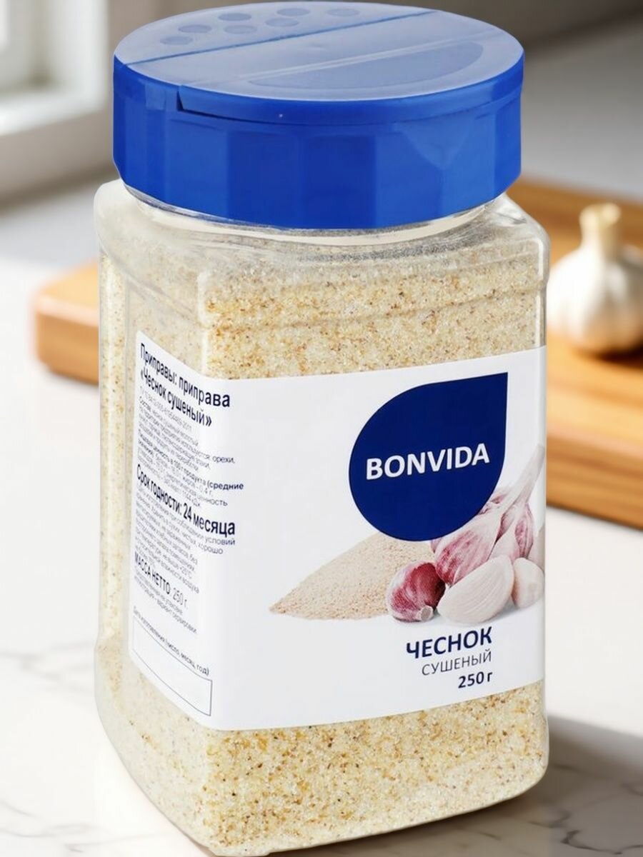 Чеснок гранулированный BONVIDA сушеный, 250г