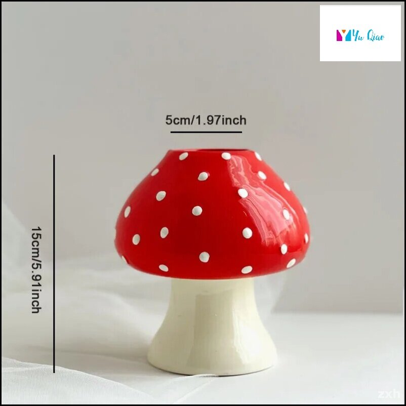 Керамическая ваза в форме гриба, Mushroom vase