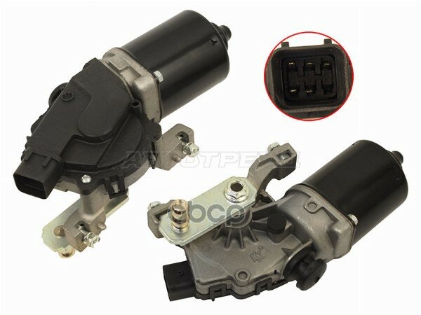 Мотор трапеции стеклоочистителя Hyundai Sonata 04-10 / Kia Rio 05-11 Sat арт. ST-98110-1G000