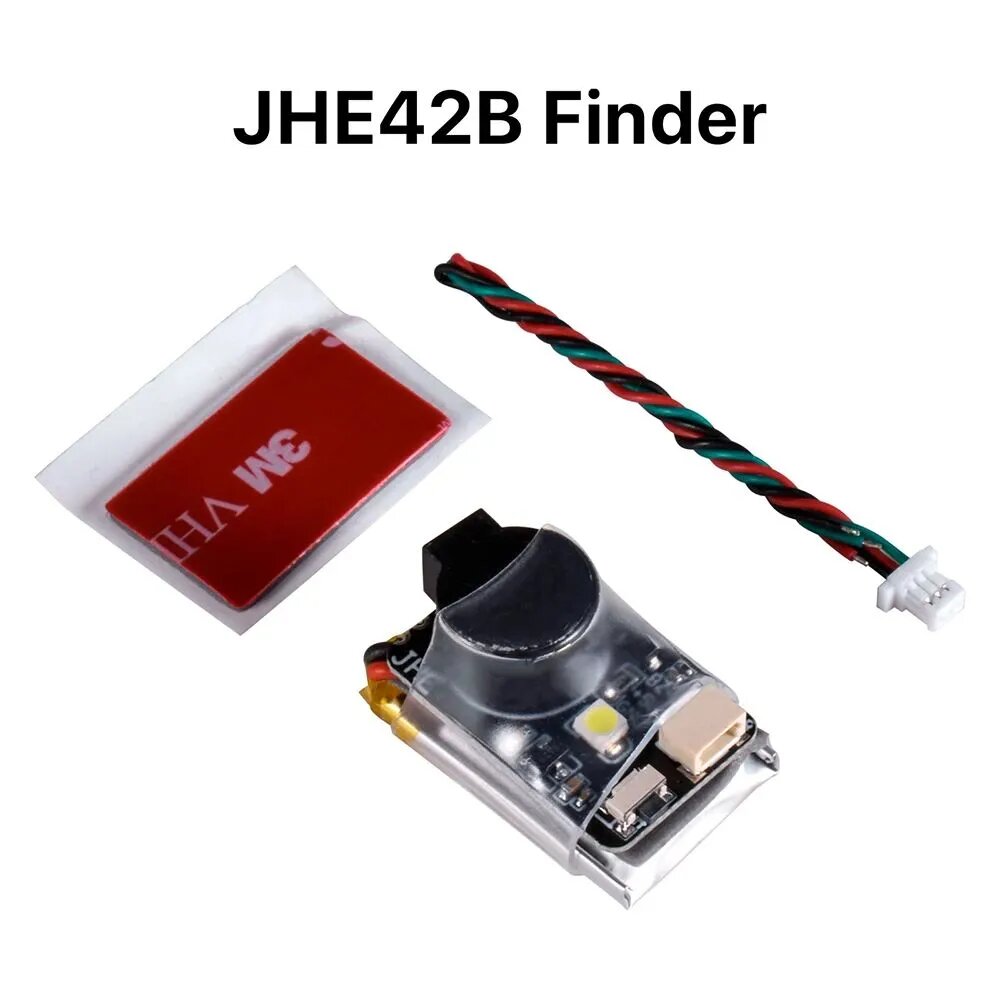 Пищалка-трекер JHEMCU Finder Mini 5V для RC моделей Громкость 110 дБ со светодиодом Противоугонная сигнализация и поиск