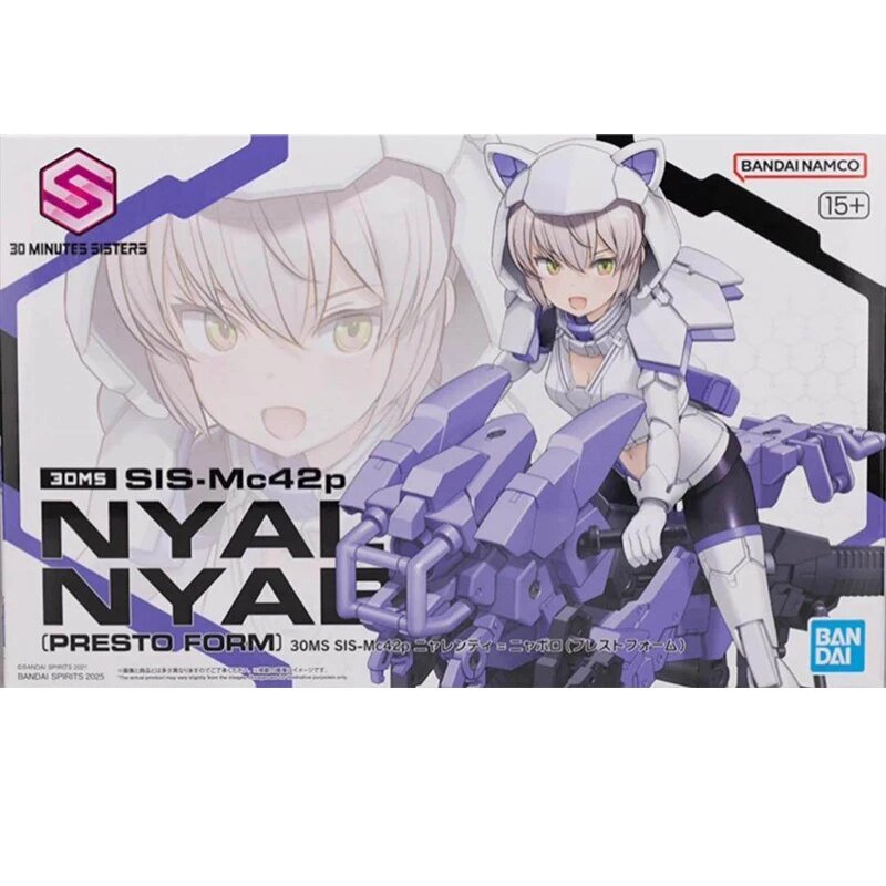 Оригинальная сборная модель Bandai 30MS 1/144 Anime SIS-Mc42p Presto Form, коллекционная фигурка, игрушка, подарок для детей