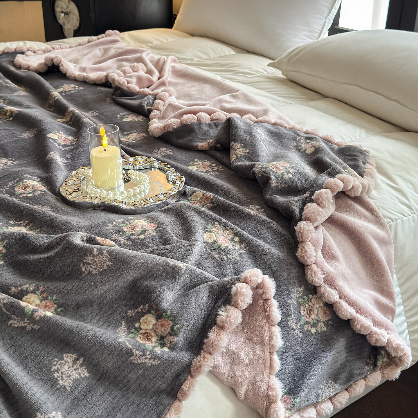 Пушистое одеяло для сна, двухслойное утолщенное одеяло из молочного флиса, одеяло из флиса для одного человека, покрывало для дивана, одеяло для сна в офисе.