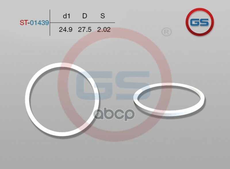 Тефлоновое кольцо 24,9*27,5*2,02 GS арт. ST-01439