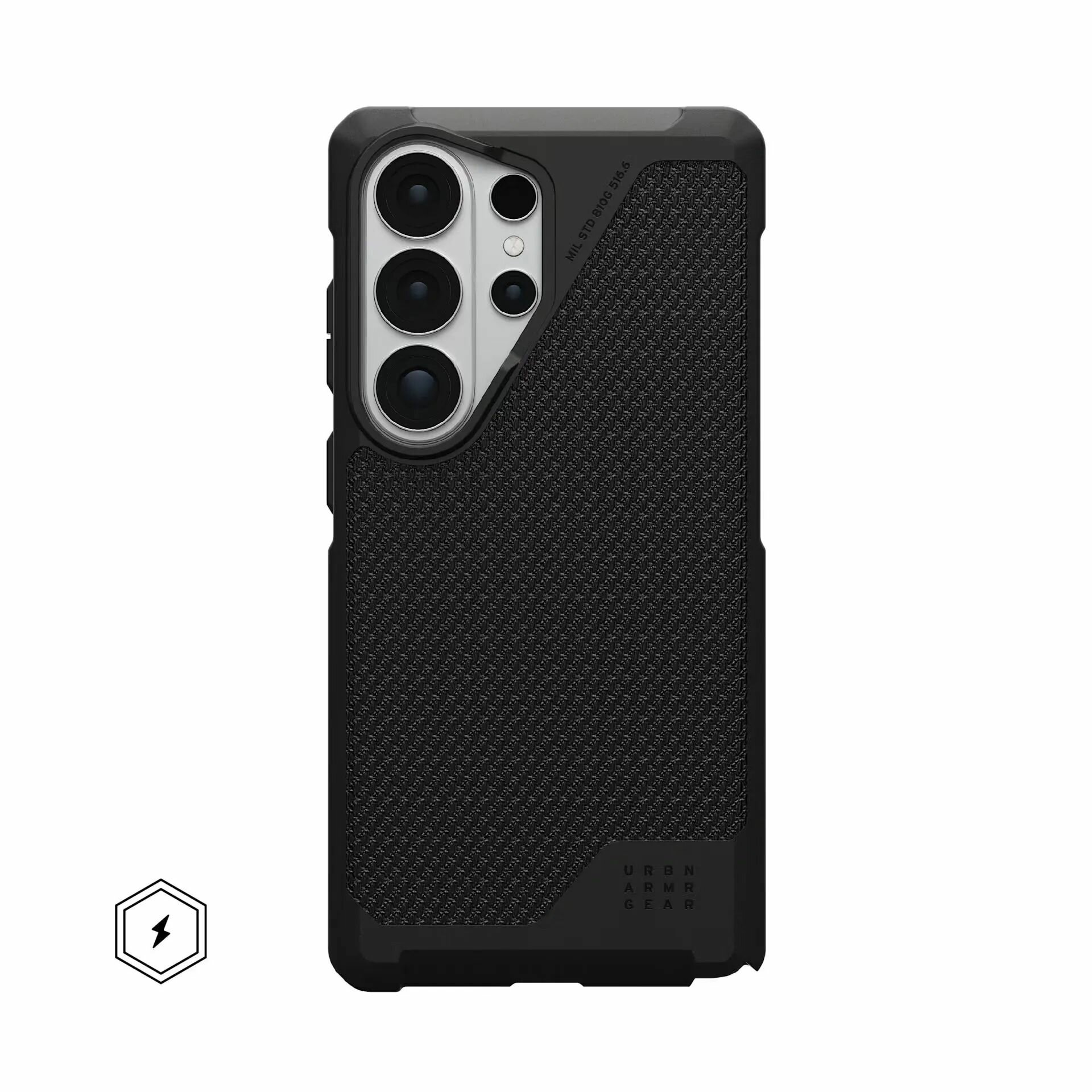 Чехол Uag Metropolis LT ткань Samsung Galaxy S26 Ultra совместим с MagSafe, цвет черный (Kevlar Black)