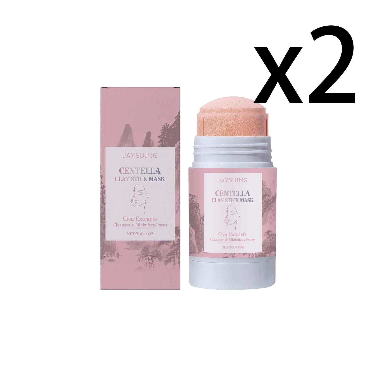 Jaysuing Глиняная маска для лица с центеллой азиатской 30г 2x30g