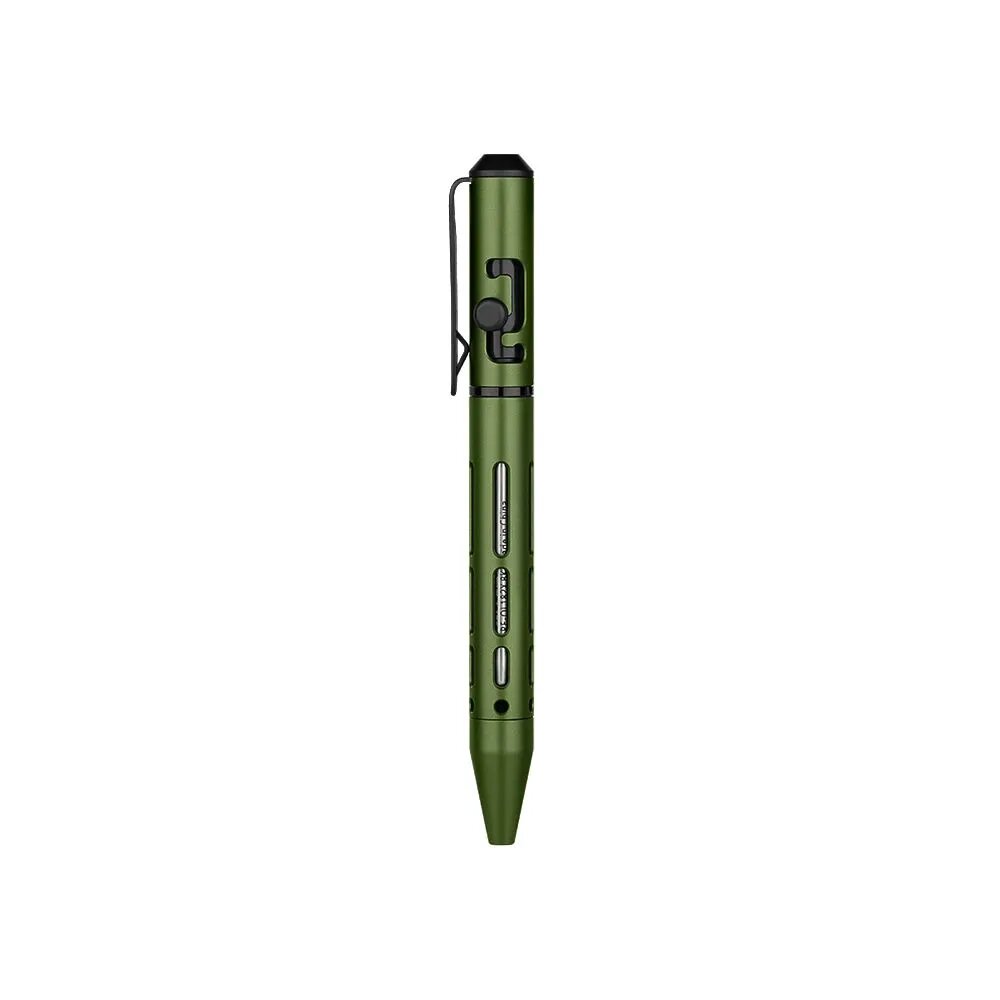 Фонарь-прожектор Olight O'Pen Mini 2 - Зеленый металлический корпус, компактный EDC фонарик-ручка — фото 1