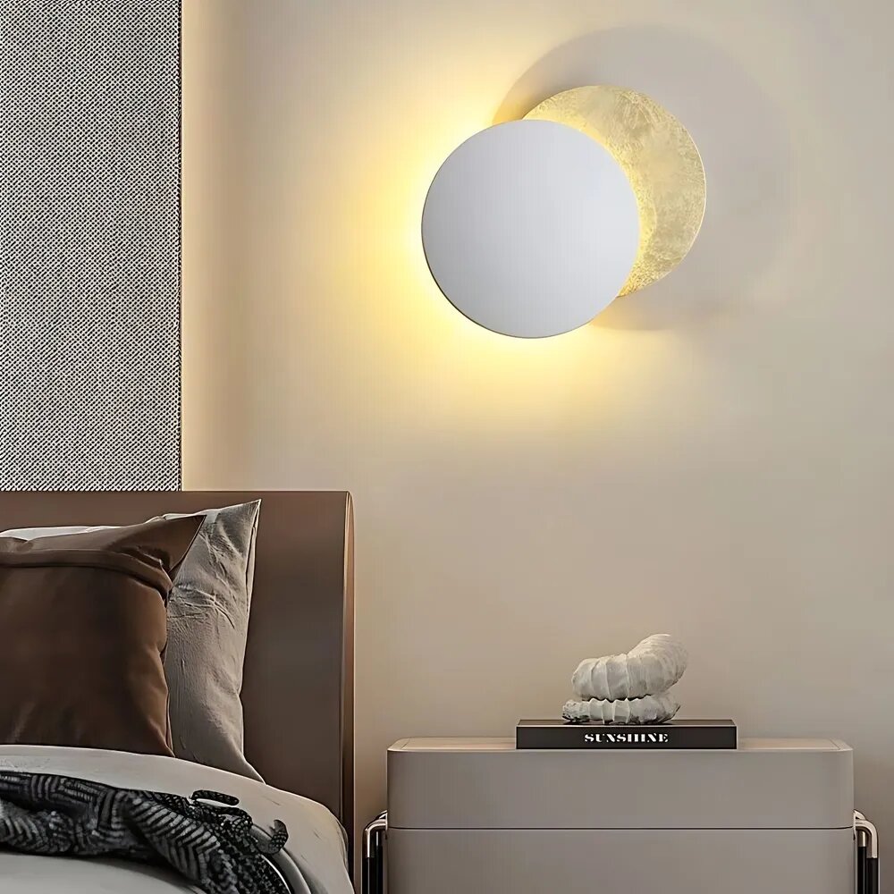 Настенный светильник Sunmoon LED 5 Вт 220В бронза, белый круглый для отеля