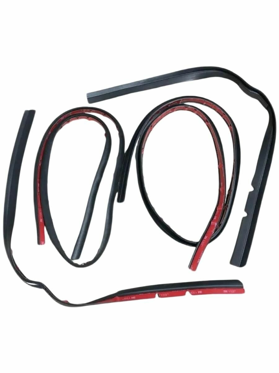 Комплект уплотнителей проема двери 4шт (2 верхних 2 нижних) Hyundai HD78 HD72 HD65