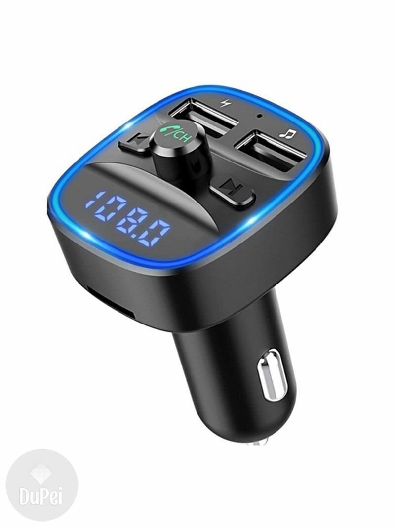 Автомобильный Bluetooth MP3-плеер T25S с быстрой зарядкой QC3.0, FM-трансмиттер, громкая связь, поддержка USB/SD для всех авто