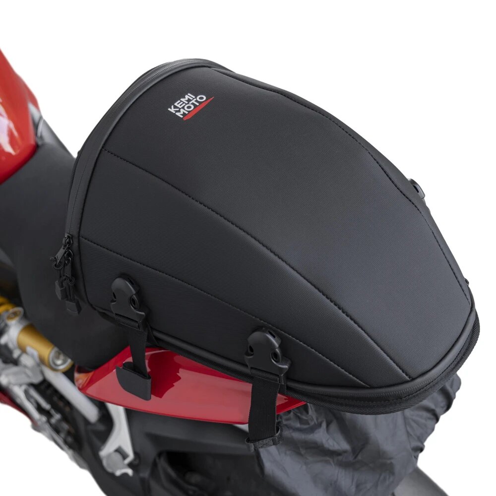 Мотоциклетная сумка на хвост, 12,5 л, водонепроницаемая расширяемая седельная сумка для мотоцикла, сумка на бак на заднее сиденье, спортивные аксессуары для мотоциклов на открытом воздухе
