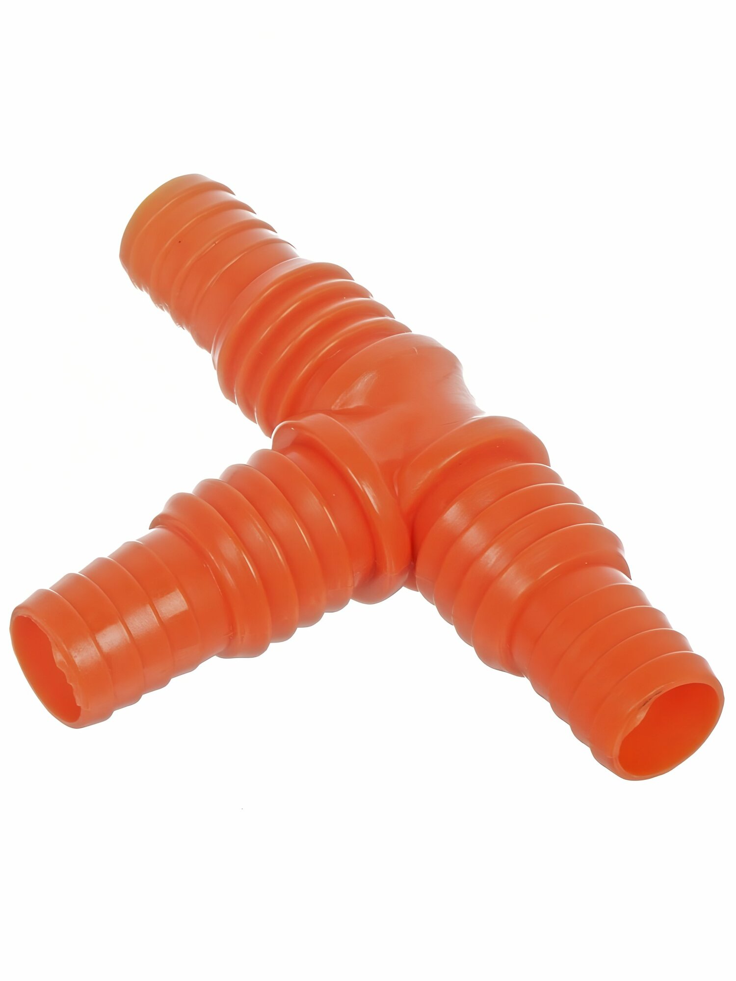 Тройник для шланга 3/4 и 1 дюйм, пластиковый соединитель елочка для системы полива, трехканальный фитинг E190002