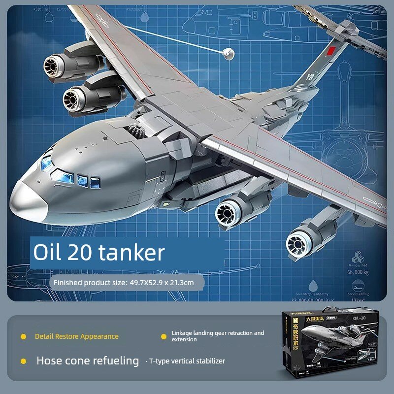 Модель транспортного самолета Y-20, масштаб 1:150, коллекционная пластиковая модель для авиационных фанатов