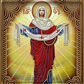 Стеклянные кабошоны religious icon 10 шт. 25mm, FX079