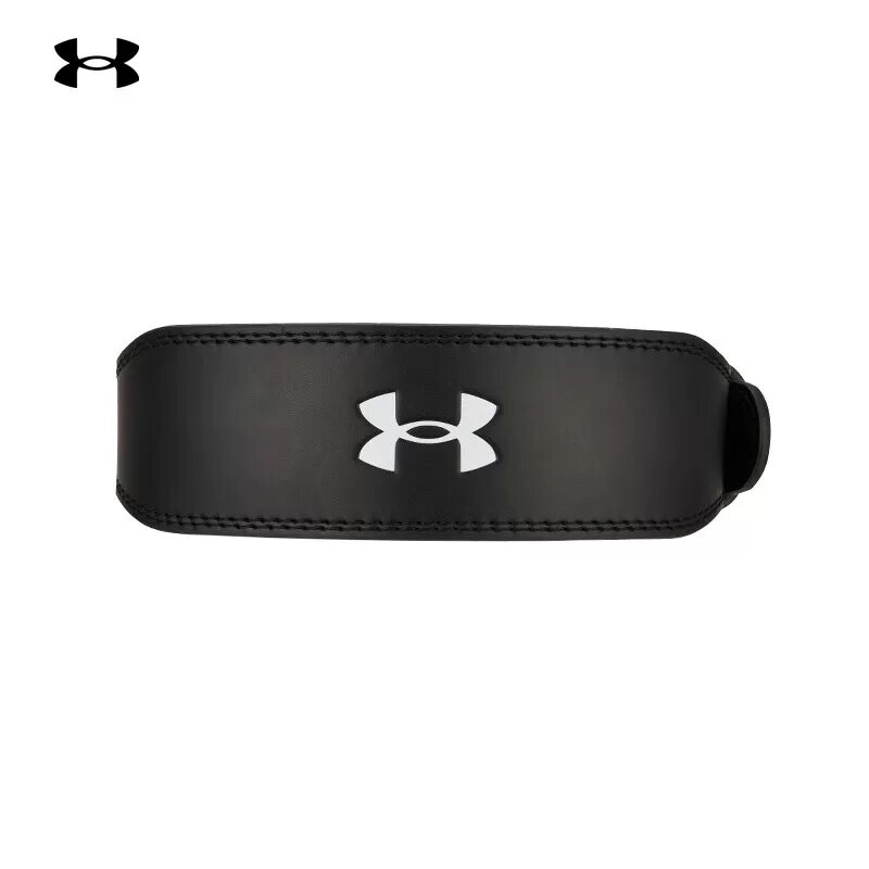 Under Armour кожаный пояс для поддержки поясницы для спорта - черный, размер L (95-115 см) для мужчин и женщин