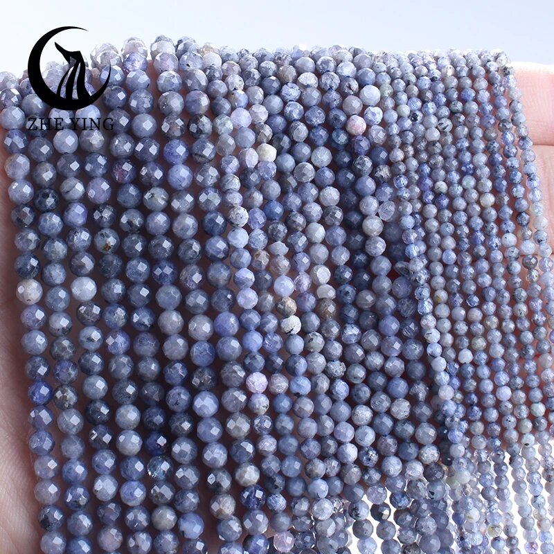 Бусины из танзанита, граненая, 3 мм, Цвет: 147Tanzanite L.3