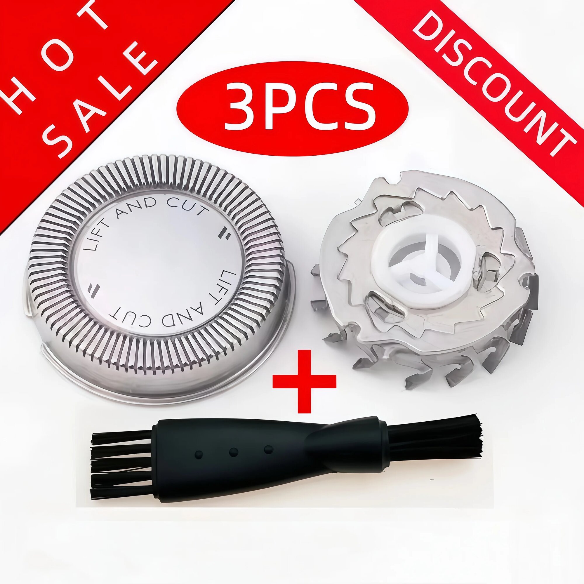 Для электрической бритвы Philips Norelco HQ5854/HQ5853/HQ5851/HQ5850/HQ5849 HQ6445/HQ6423 3 шт. Сменные лезвия для бритвенной головки