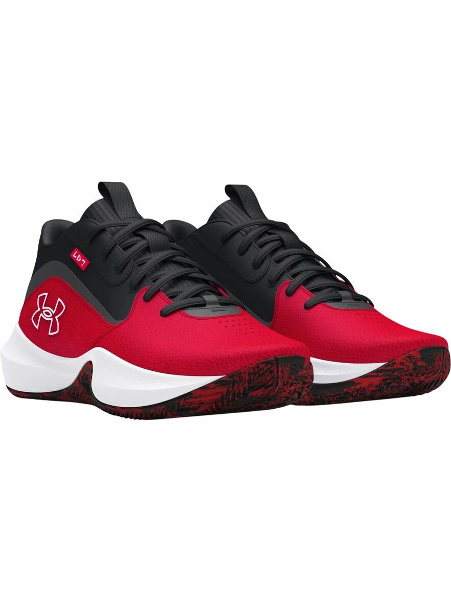 Кроссовки Under Armour UA Lockdown 7, полнота F, размер 11/12,5 US, красный — фото 1