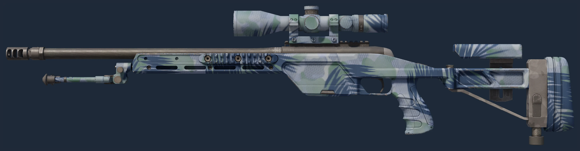 Сувенирный SSG 08 | Тропическая гроза (Закалённое в боях) Скины CS2 с быстрой автовыдачей steam trade