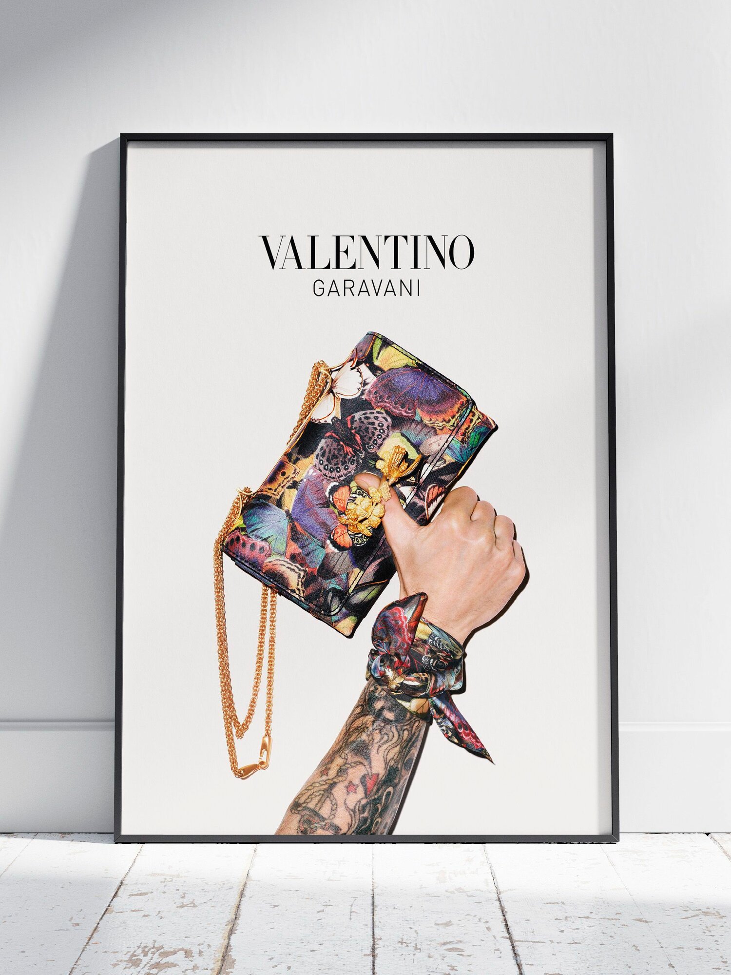 Плакат на стену для интерьера Валентино (Valentino 13) - Постер по модели, бренду и моде формата A4 (21x30 см)