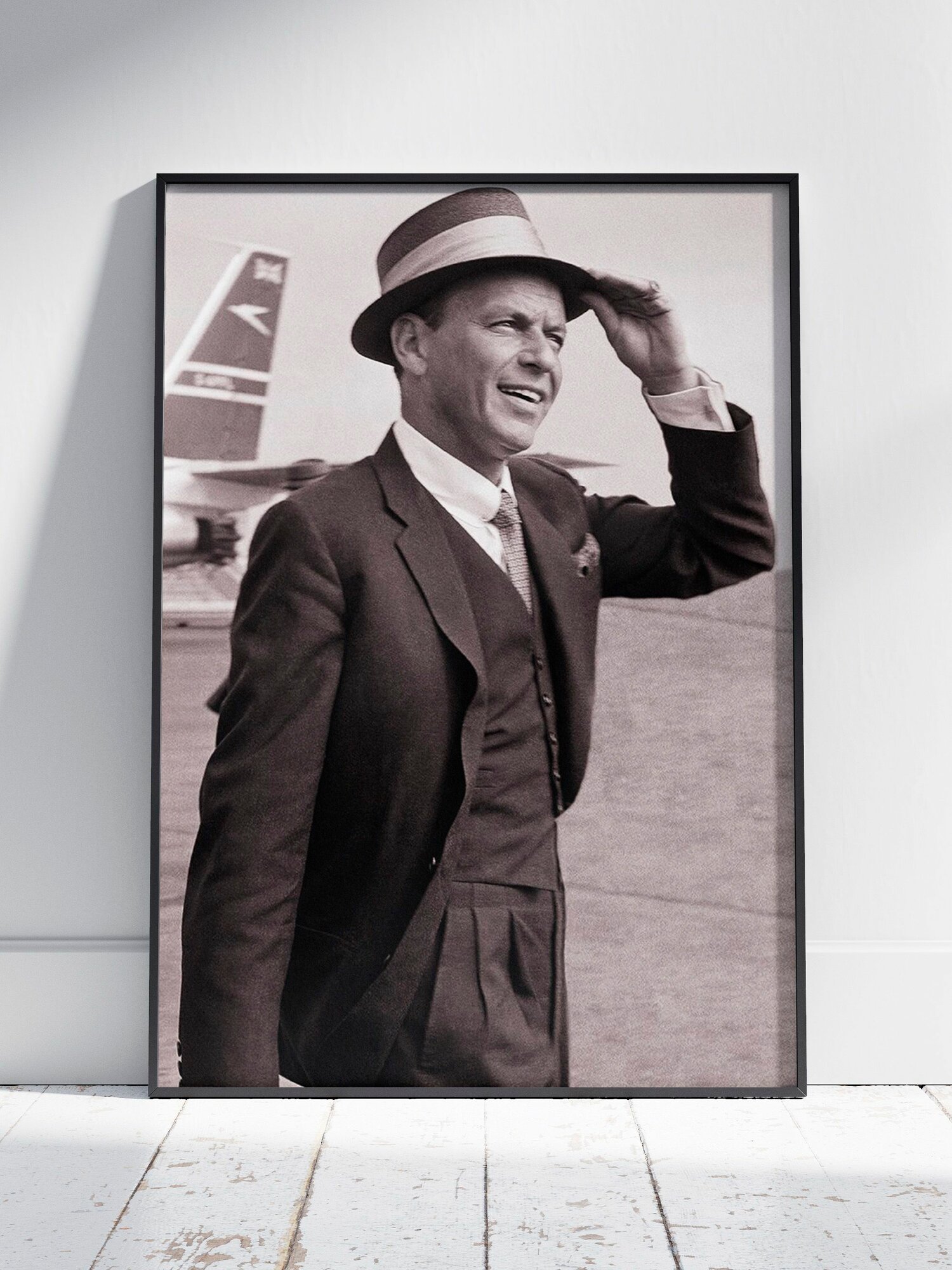 Плакат на стену для интерьера Фрэнк Синатра (Frank Sinatra 43) - Постер по актеру фильма, кино, сериала формата A4 (21x30 см)