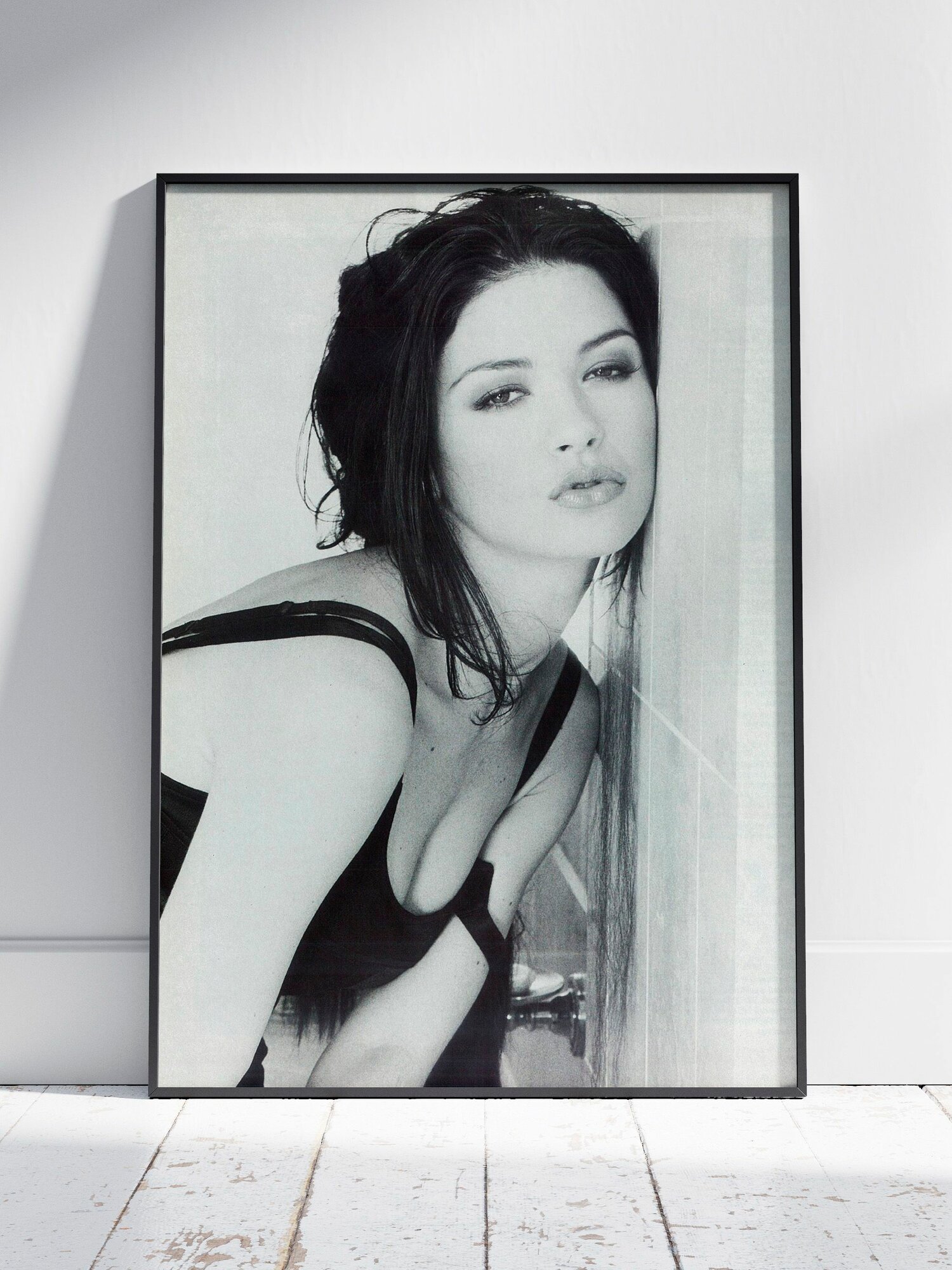 Плакат на стену для интерьера Кэтрин Зета Джонс (Catherine Zeta Jones 32) - Постер по актеру фильма, кино, сериала формата A4 (21x30 см)