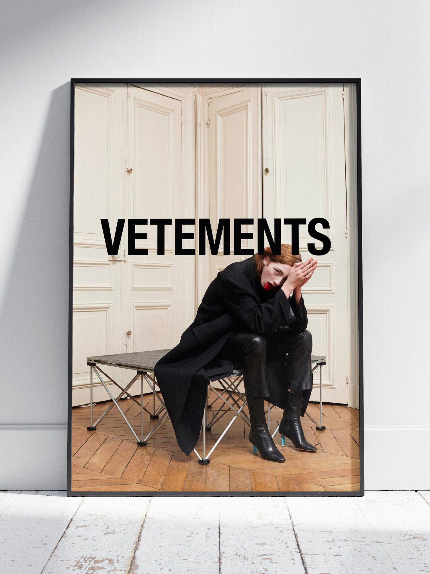 Плакат на стену для интерьера Ветмо (Vetements 11) - Постер по модели, бренду и моде формата A4 (21x30 см)