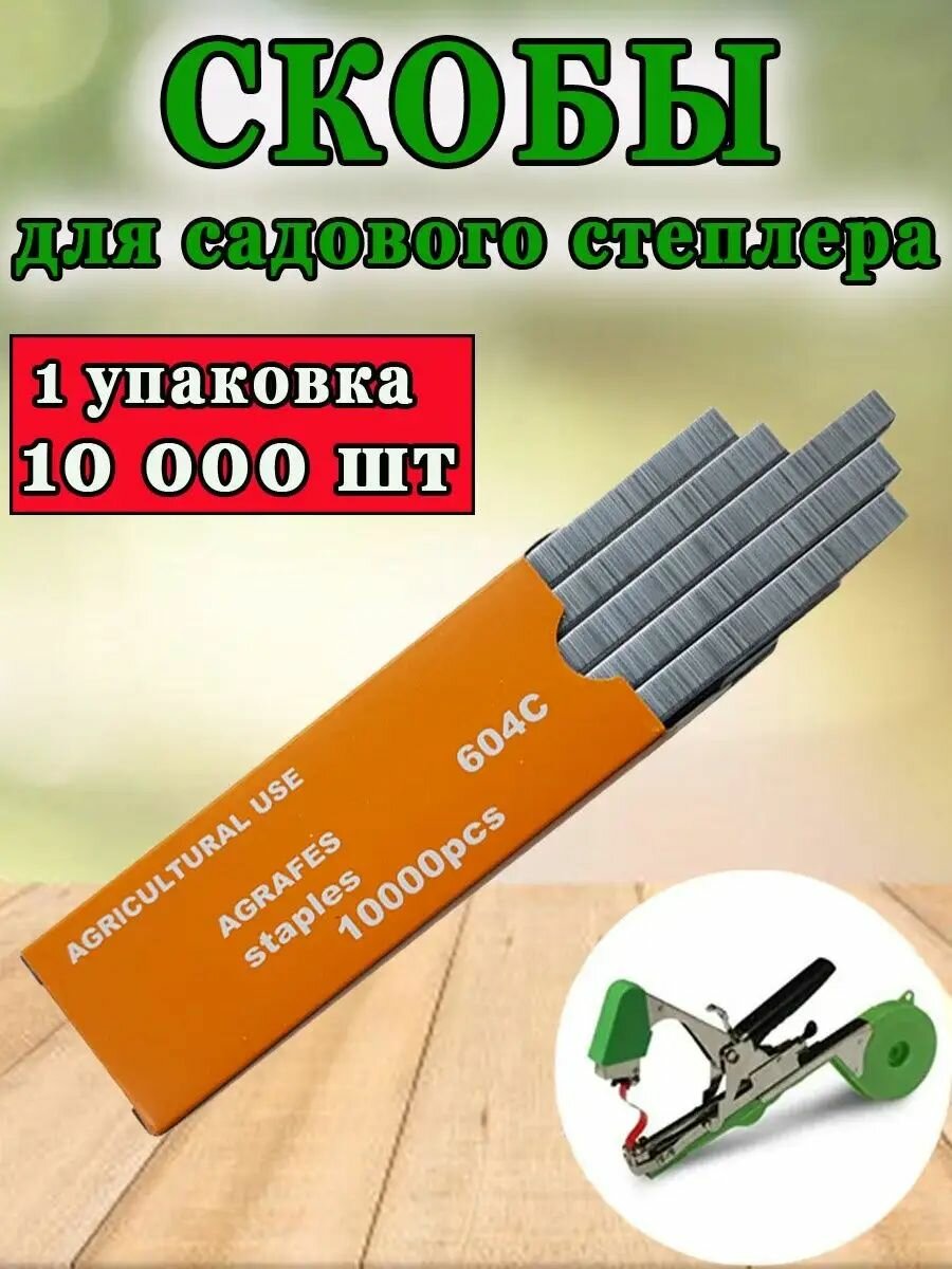 Скобы для тапенера 604С, 1 упаковка