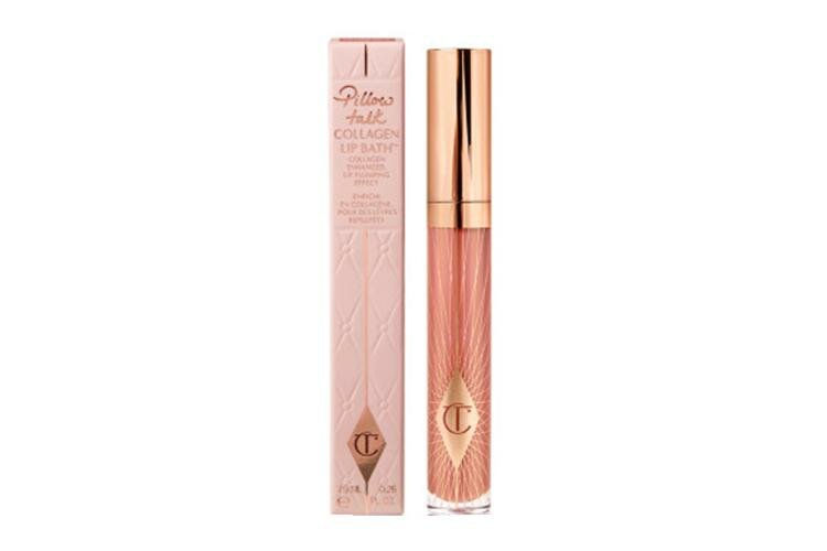 Блеск для губ женский Charlotte Tilbury CT Hydrating Collagen Glues Lip Gloss Nourishing Easy to blend, оттенок Pillow Talk