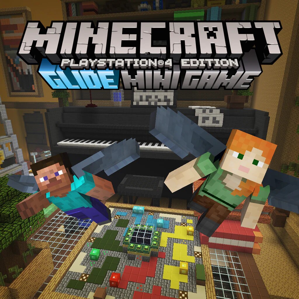 Дополнение Minecraft Glide Giants Track Pack, цифровое издание PlayStation 5, регион Индия / код пополнения баланса