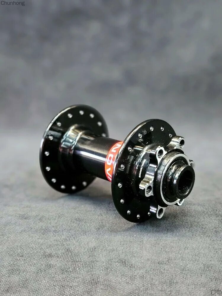 Передняя втулка для велосипеда Novatec D041SB-B15, 32 спицы, 15х110 (boost), ширина: 110мм, под ось: 15мм, черная